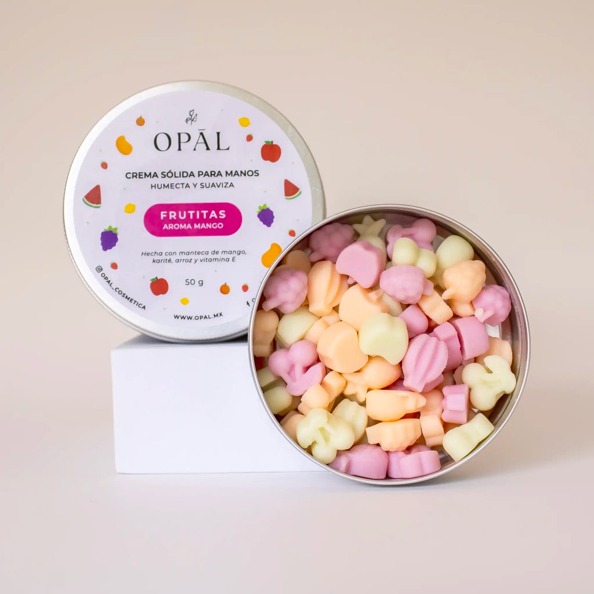 Crema sólida para manos con aroma a Frutitas | OPAL México. – Opāl ...