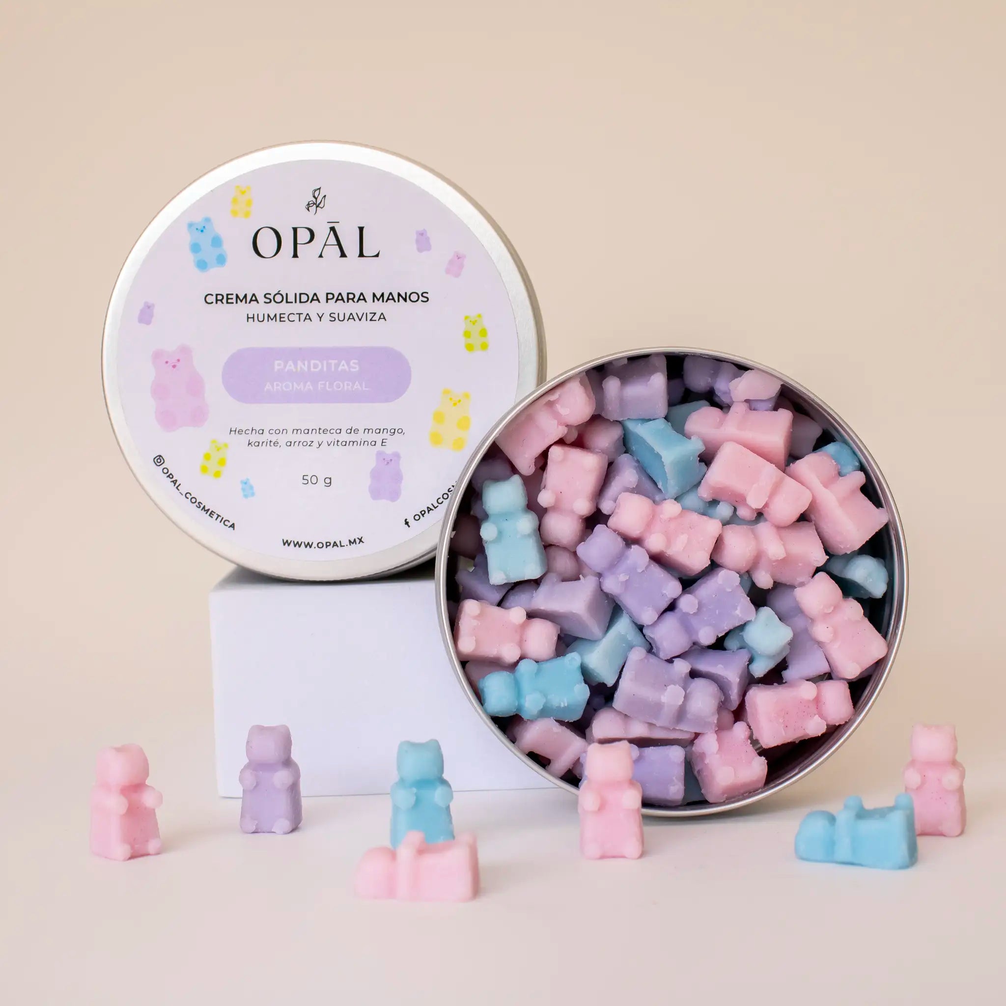 Crema sólida para manos con fragancia Panditas | OPAL México. – Opāl ...