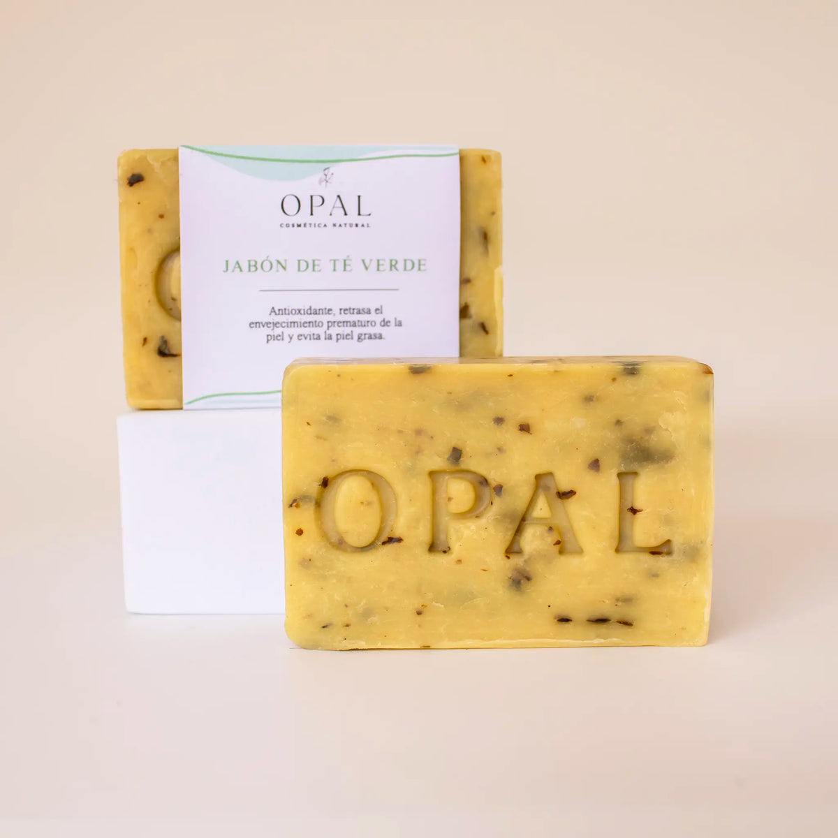 Jabon de Té Verde Artesanal y Antioxidante para la Piel – Opāl ...